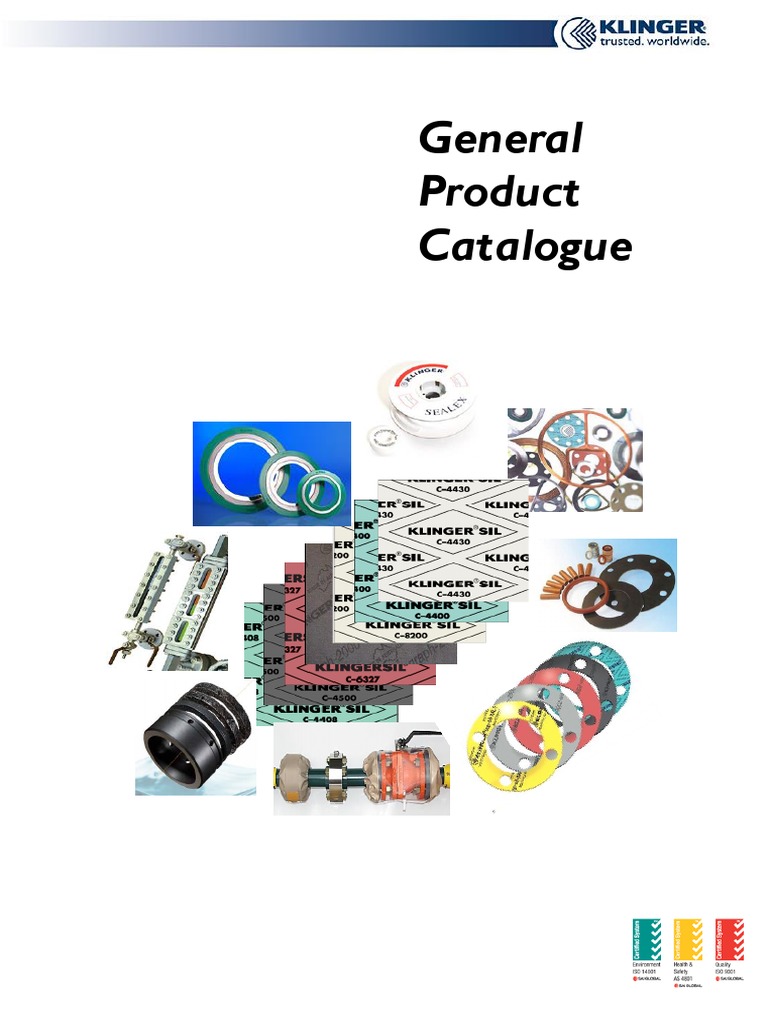 Klinger Product Catalogue 40 Pages April 2014 Final Doc Trusted ...