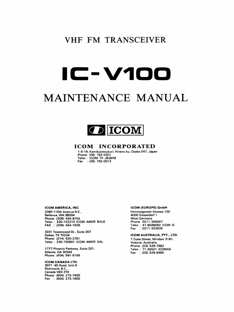 Ic v100 Ms | PDF
