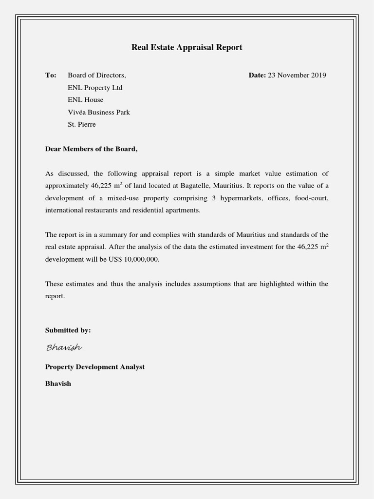 Real Estate Appraisal Letter Template Appraisal Transfer Letter: Fill