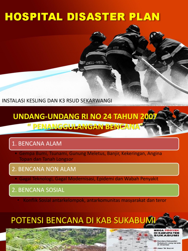 Materi Hospital Disaster Plan | PDF