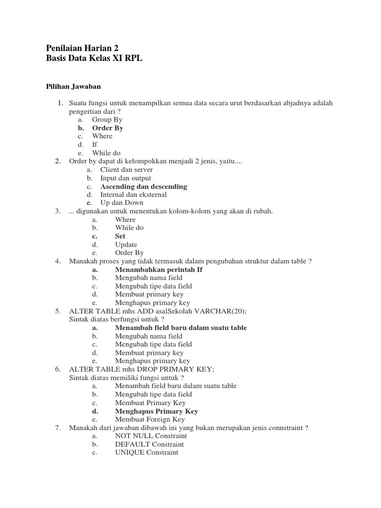 Soal Ulangan Basdat 2 | PDF