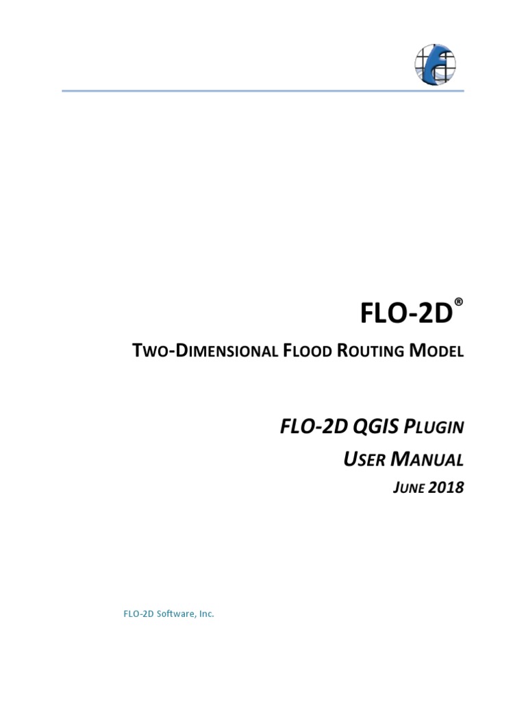 FLO 2D Plugin Users Manual | PDF | Geographic Information System | Icon ...