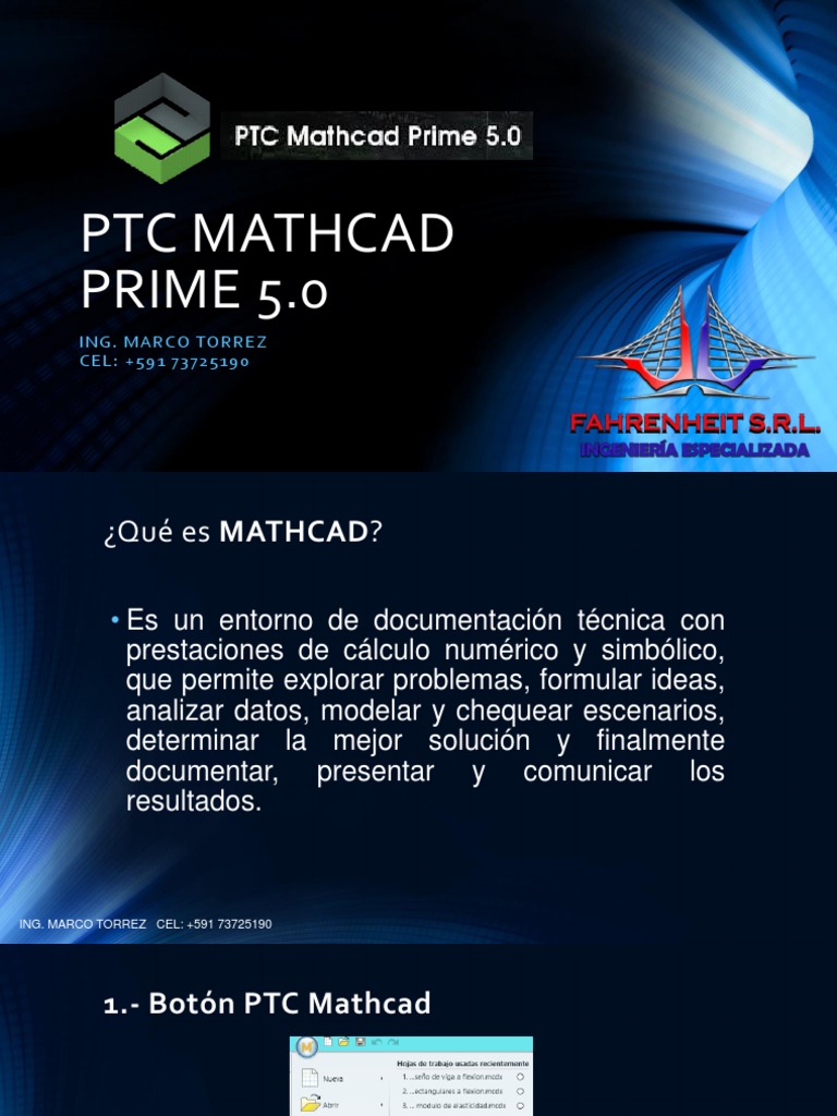 PTC Mathcad Prime 5 | PDF