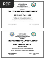 Certificate of Recognition For Feeding Program | PDF