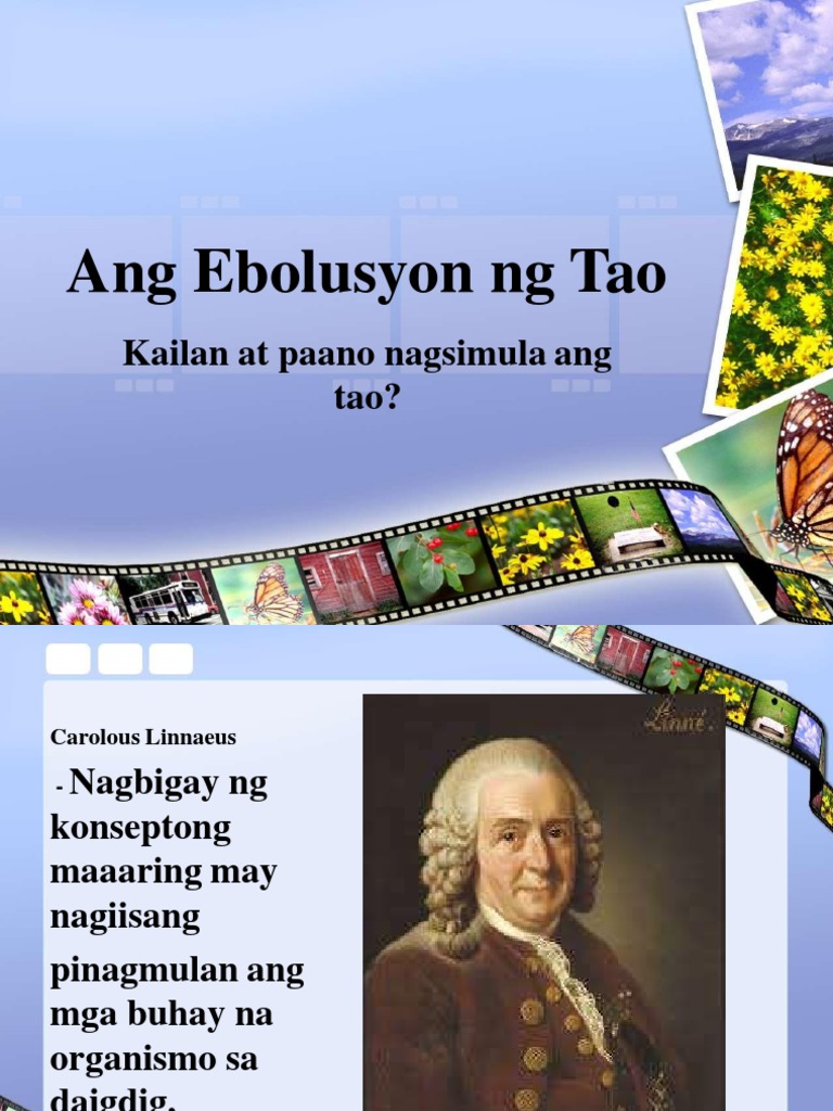 Ebolusyon NG Tao | PDF