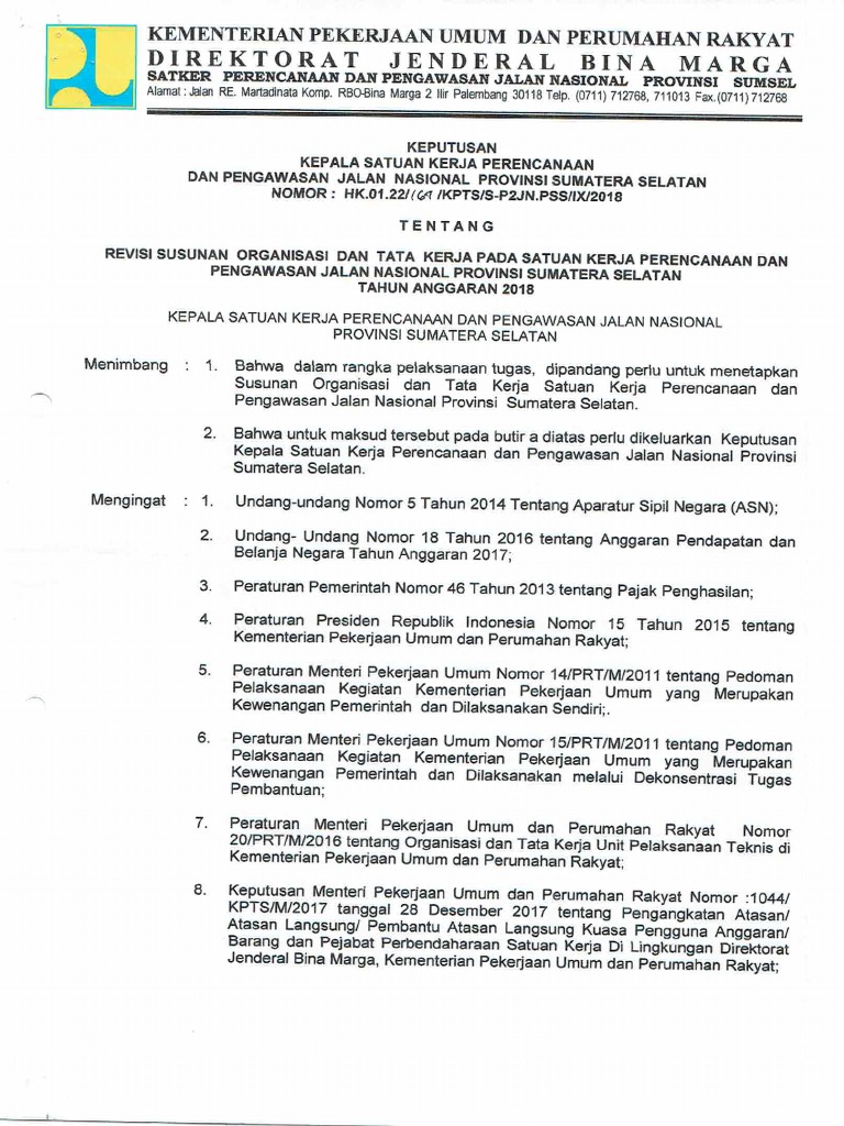 Struktur P2JN 2018 PDF | PDF