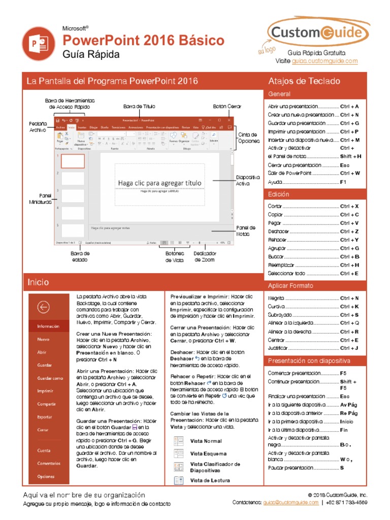 Elementos de Powerpoint | PDF | Microsoft PowerPoint | Microsoft Office