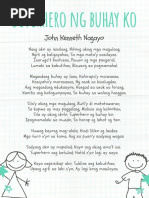 MATATAG-Daily Lesson Log-Template (Filipino Version) | PDF