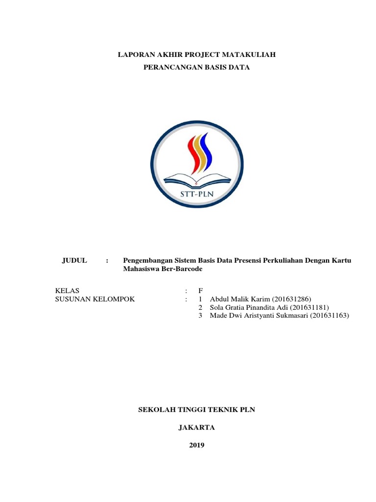 Sistem Presensi Mahasiswa Ber-Barcode | PDF