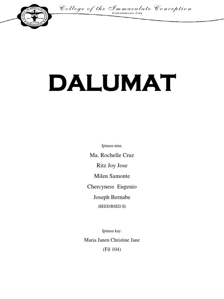 DALUMAT | PDF