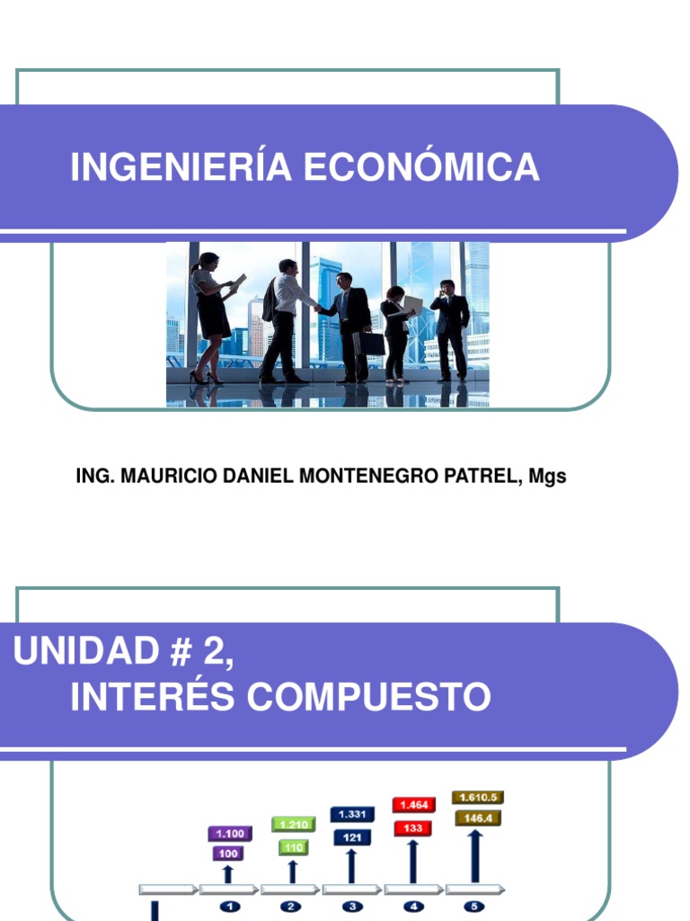 Análisis del interés compuesto y sus aplicaciones financieras | PDF ...