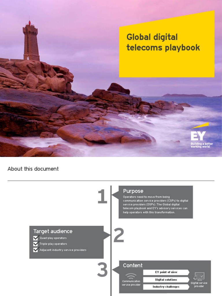 Ey Global Telecoms Digital Playbook PDF | PDF | Mobile App | Internet