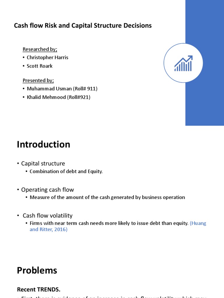 Cash Flow Risk and Capital Structure Decisions | PDF | Capital ...