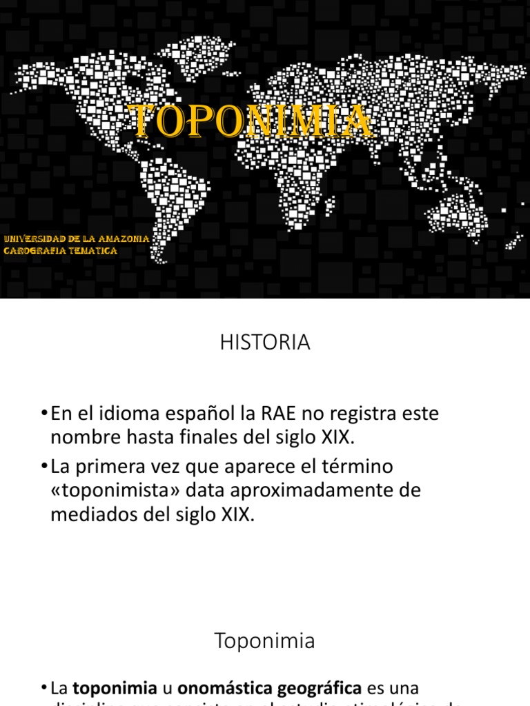 TOPONIMIA | PDF | Comunicación | Lingüística
