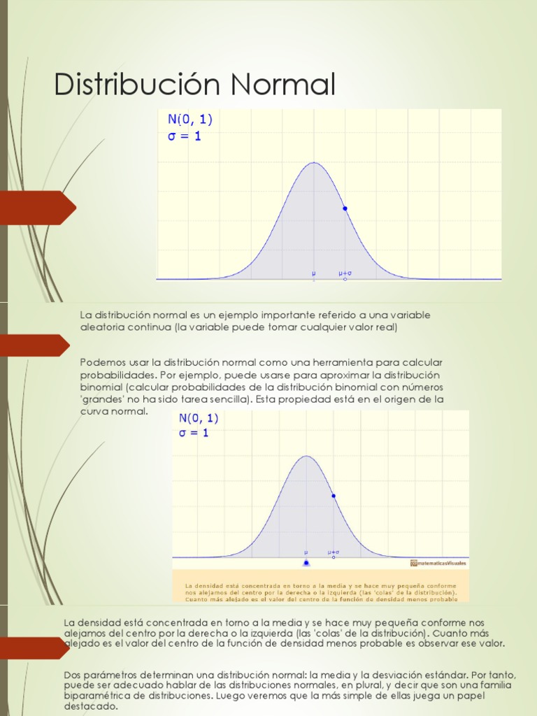 Distribución Normal | PDF | Distribución normal | Distribución de ...