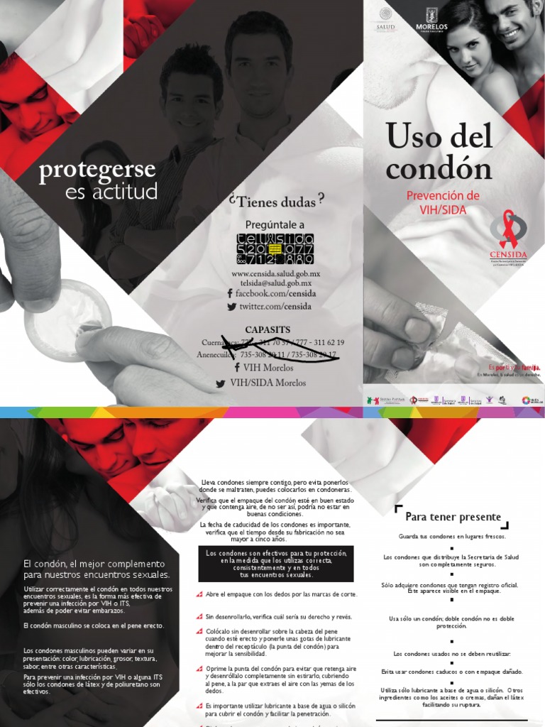 Uso correcto del condón para prevenir VIH | PDF | Condón | VIH / SIDA