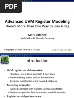 UVM Register Methods Explained | PDF | Computer Data | Information Technology