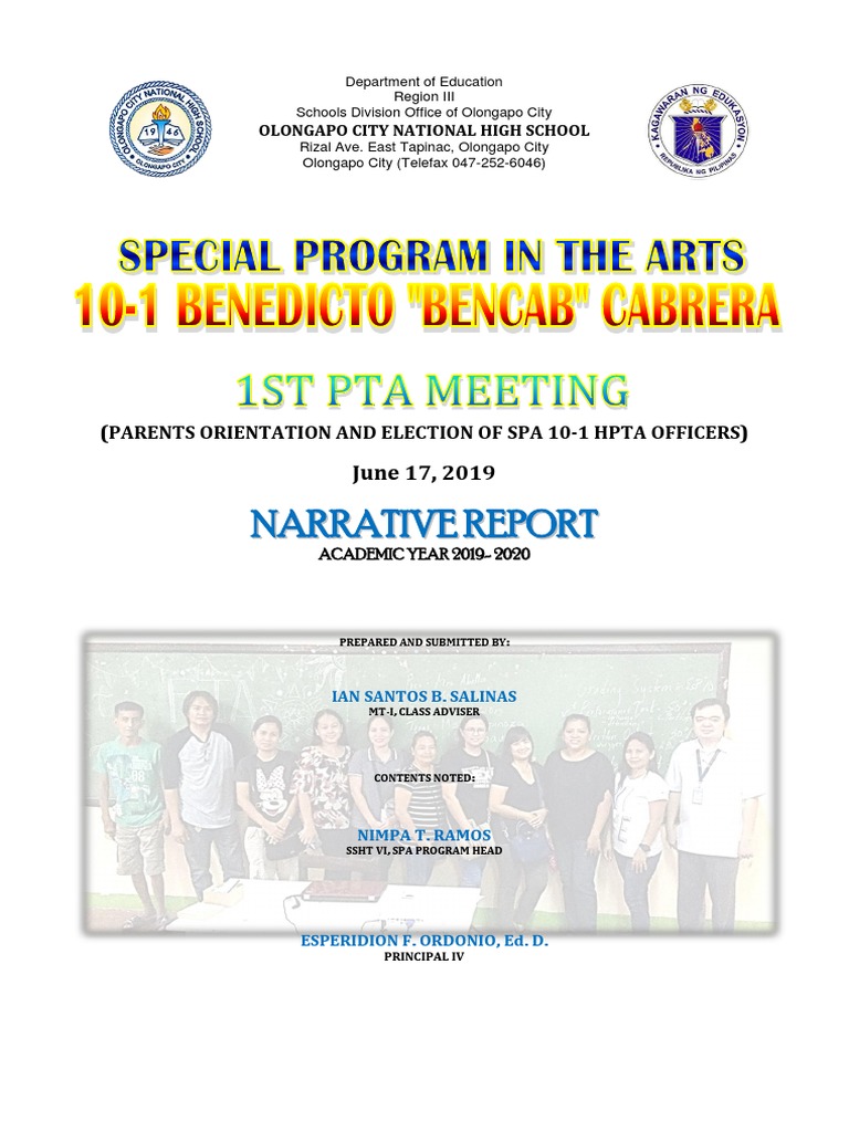 1st PTA Meeting | PDF | Classroom | Behavior Modification