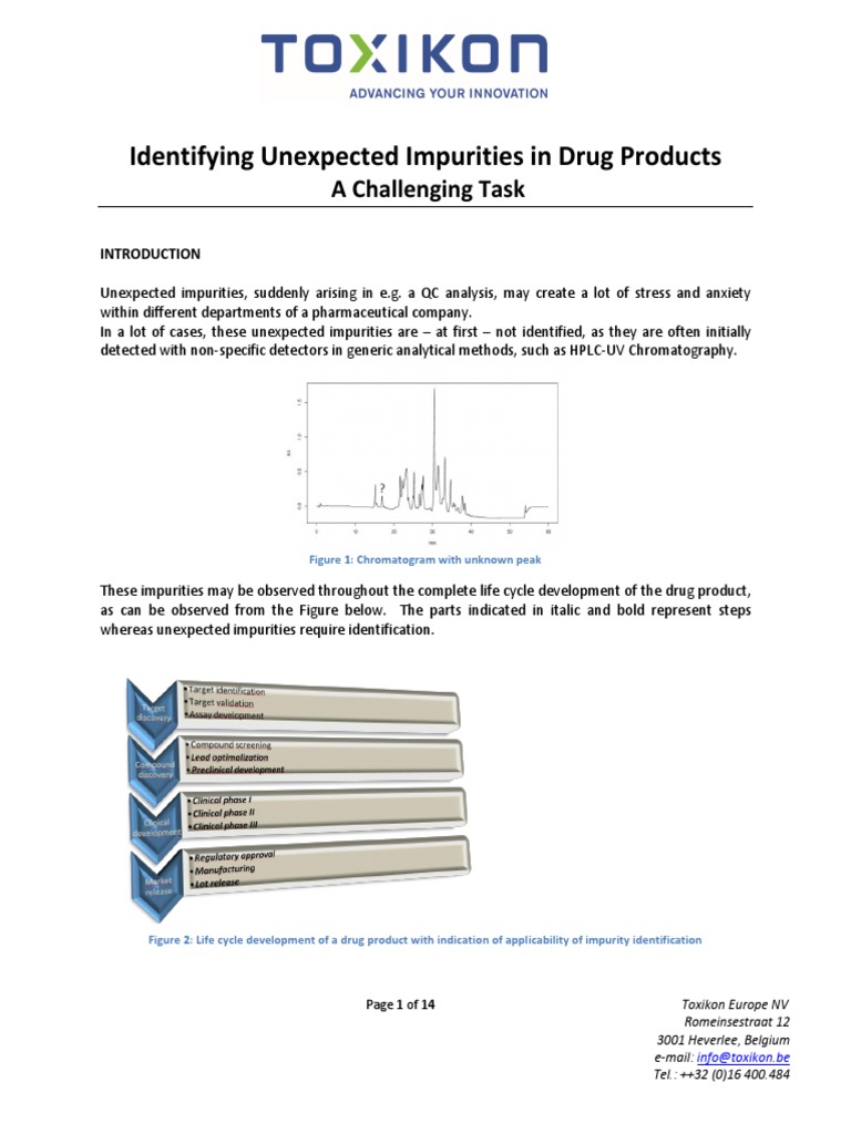 Identification of Impurities | PDF | Mass Spectrometry | Chromatography