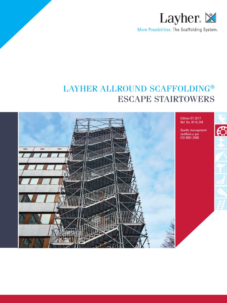 Layher | PDF | Stairs | Scaffolding