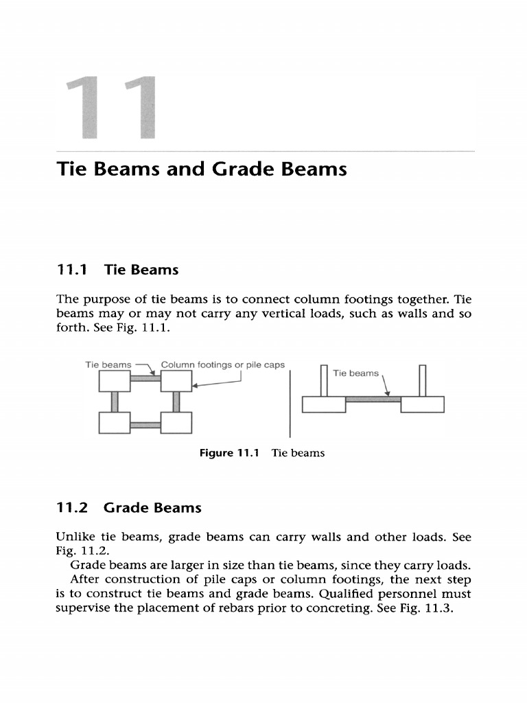 Tie Beams vs. Grade Beams Explained | PDF
