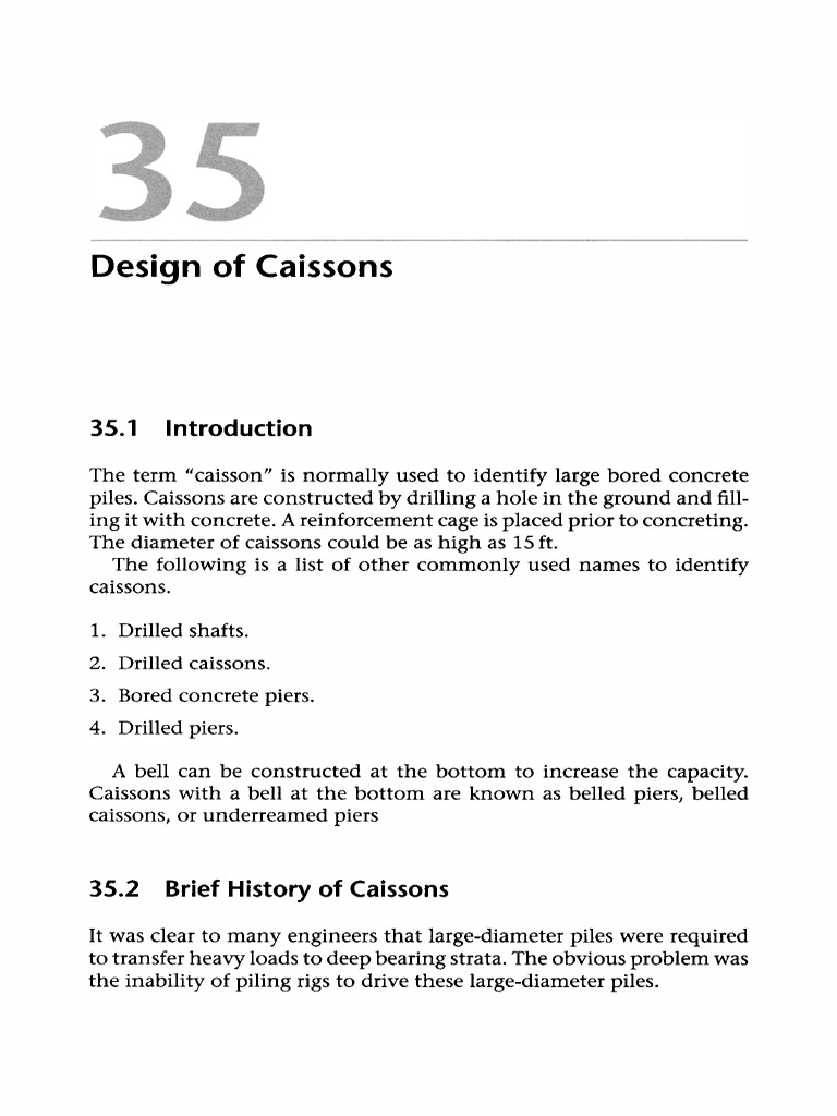 Design of Cassions | Download Free PDF | Deep Foundation | Civil ...