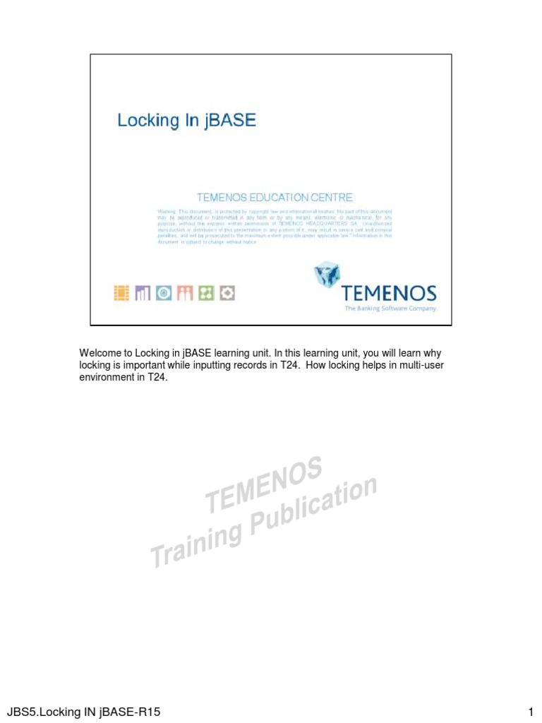 Understanding Record Locking in jBASE: A Guide to Locking Mechanisms, Concepts and Best ...