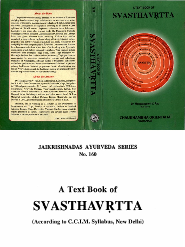 A Text Book of Svasthavritta - Rao (2006) | PDF