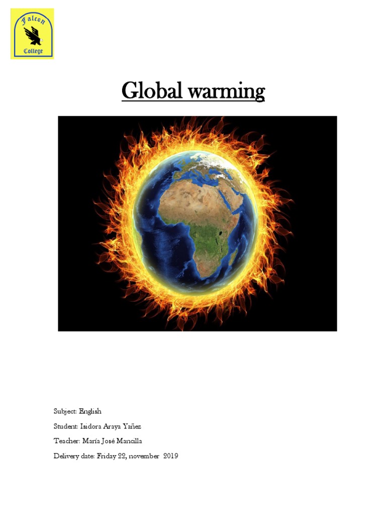 Calentamiento Global en Ingles | PDF | Global Warming | Greenhouse Gas