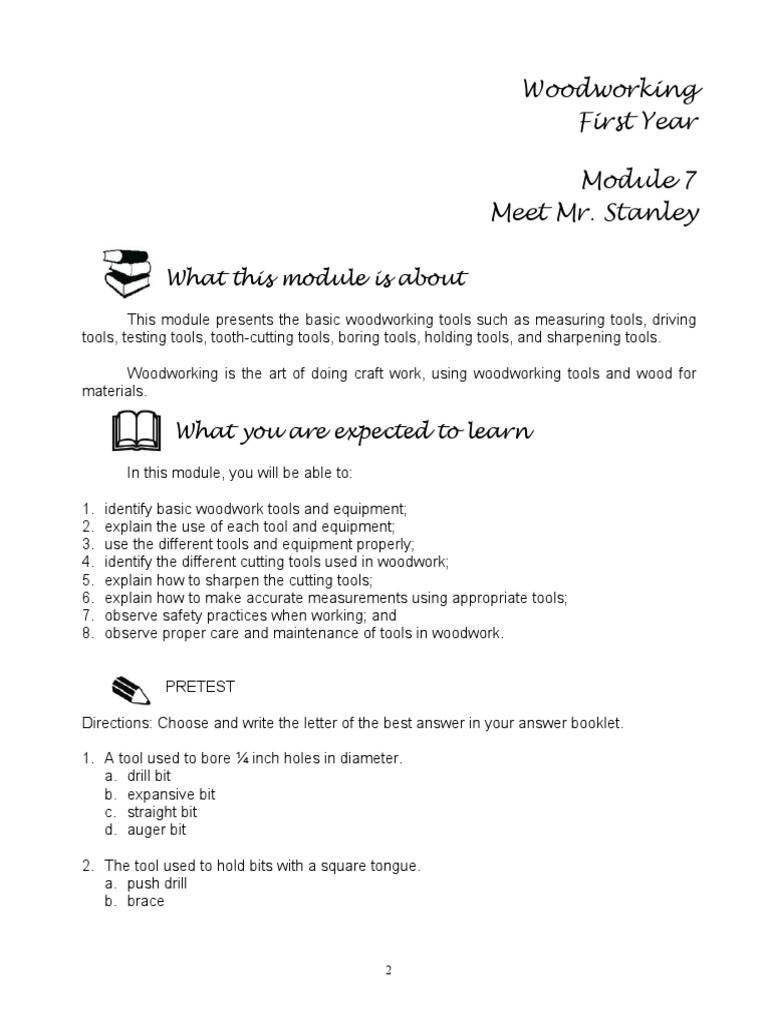 Epp 5 Tools | PDF | Tools | Woodworking