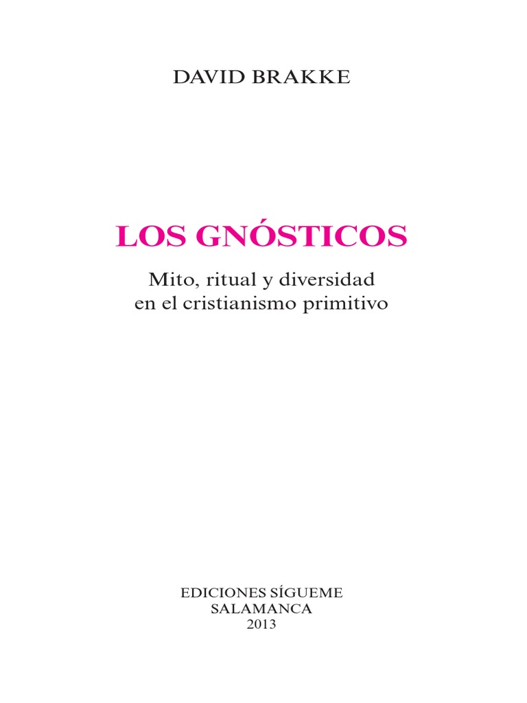 Los Gnosticos PDF | PDF | Gnosticismo | Creencia religiosa y doctrina