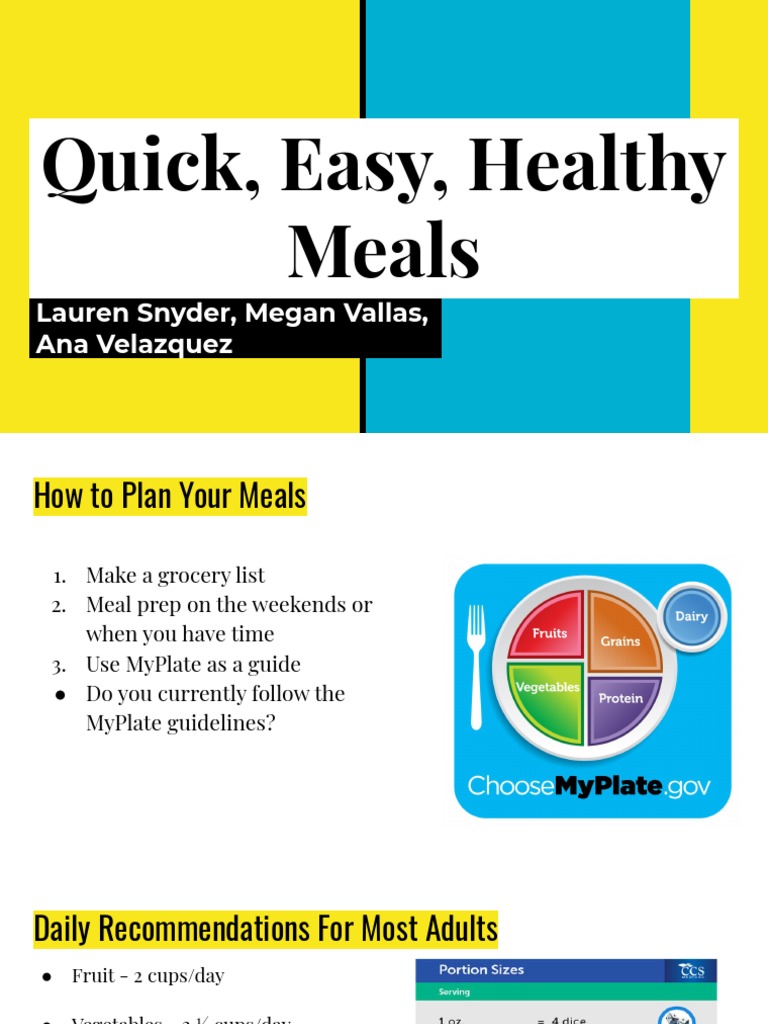 Adult Nutrition Presentation | PDF | Healthy Diet | Whole Grain