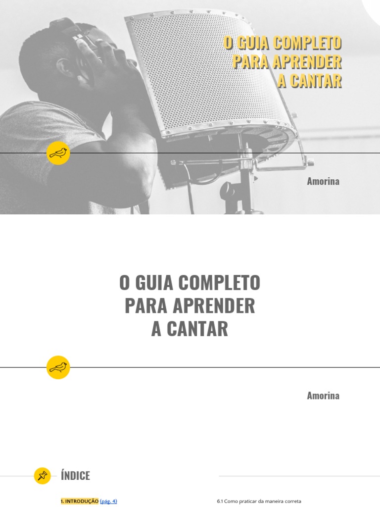 O Guia Completo para Aprender A Cantar | PDF | Canto | Oxigênio
