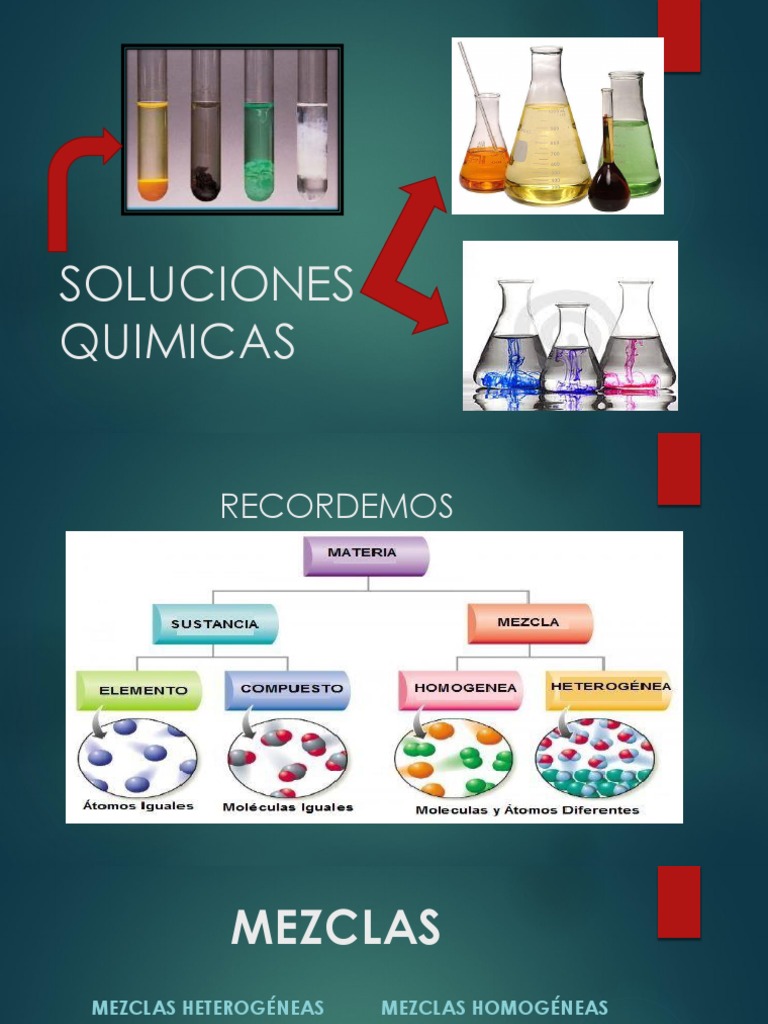 Soluciones Químicas | Descargar gratis PDF | Solubilidad | Concentración