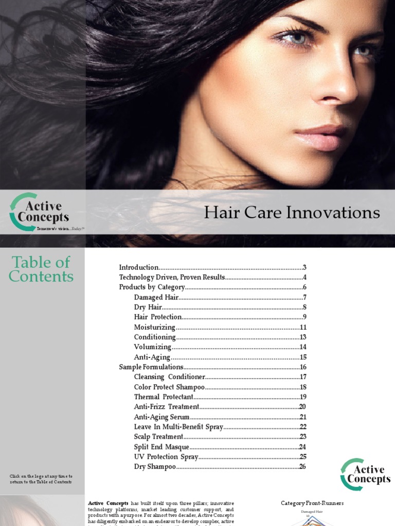 Active Concepts Electronic Hair Care Brochure v1 | PDF | Hair Care ...