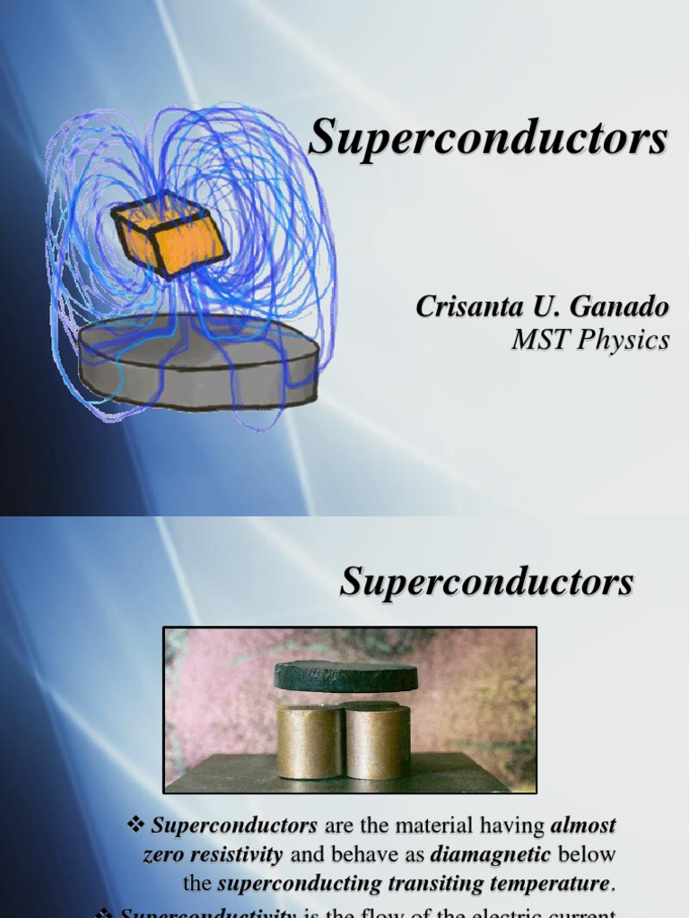 Superconductor | PDF | Superconductivity | Electrical Resistivity And Conductivity