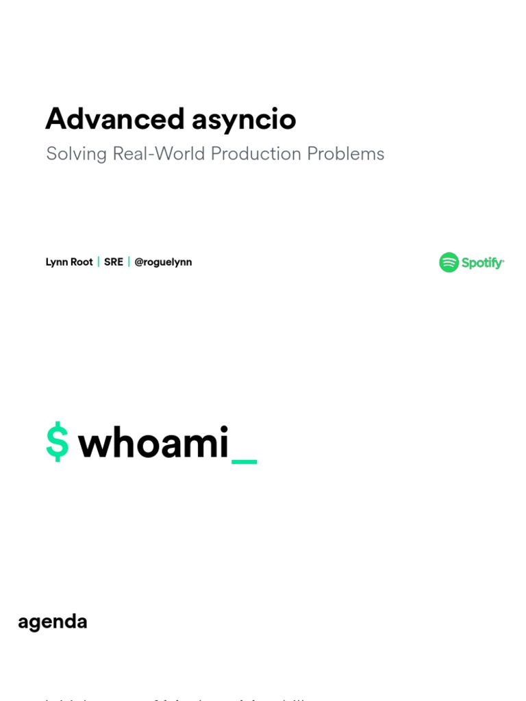 Advanced Python Asyncio Guide | PDF | Control Flow | Computer Programming