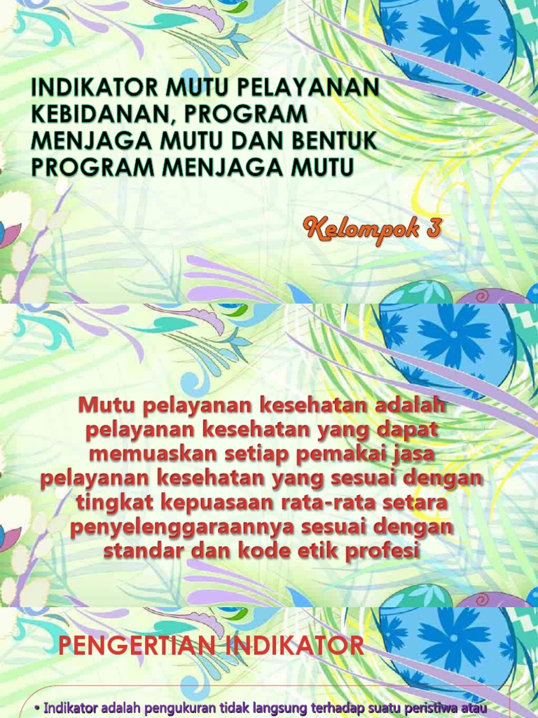 Indikator Mutu Pelayanan | PDF