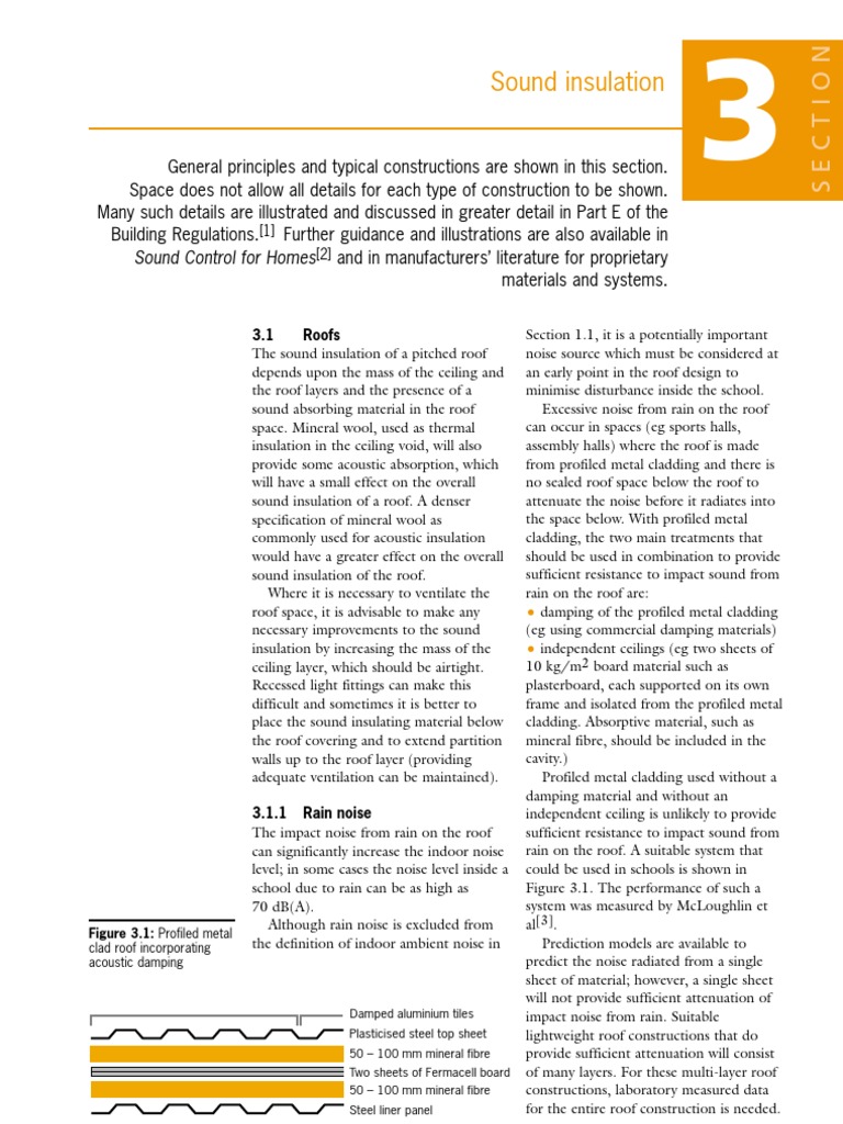 Sound Insulation in Building Design | PDF | Ventilation (Architecture ...