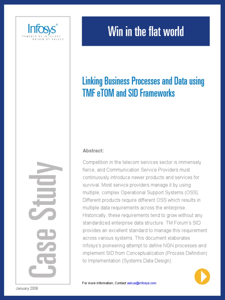 ETOM SID Framework | PDF | Business Process | Information Science