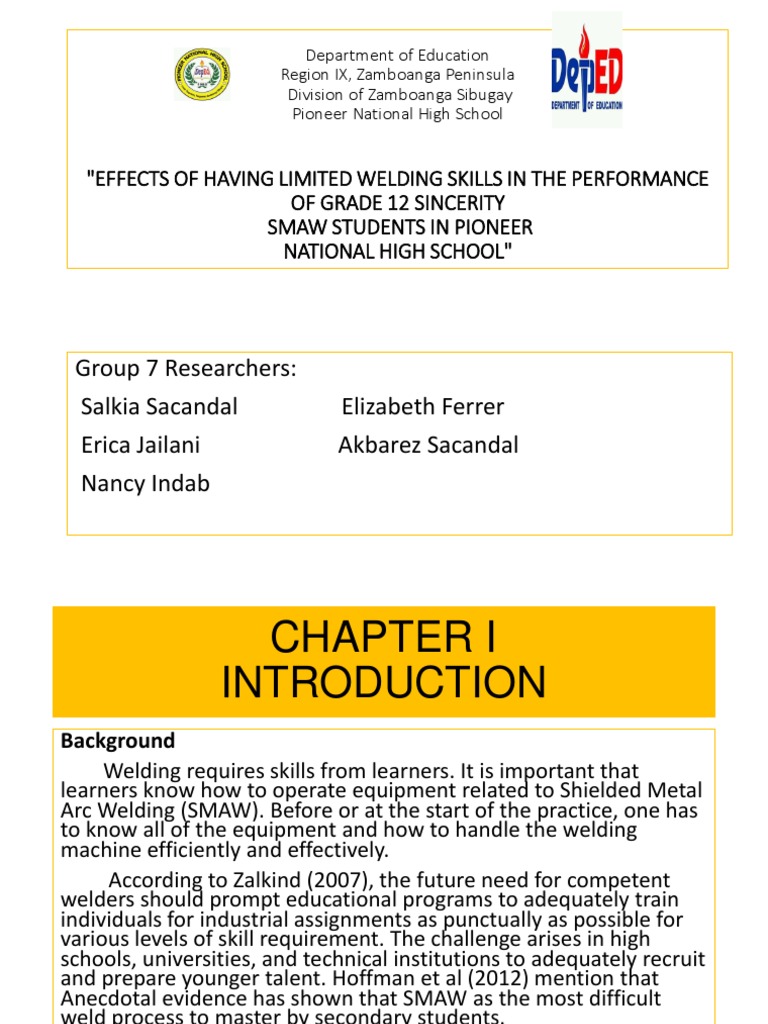 Title Defense Presentation | PDF | Welding | Construction