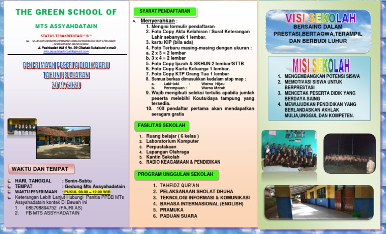 Brosur PPDB MTS | PDF