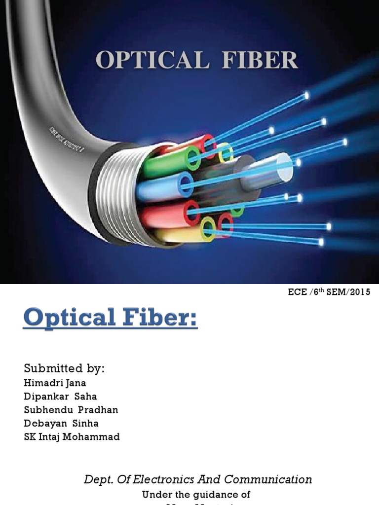 Optical Fiber Basics for ECE Students | PDF | Optical Fiber | Natural ...