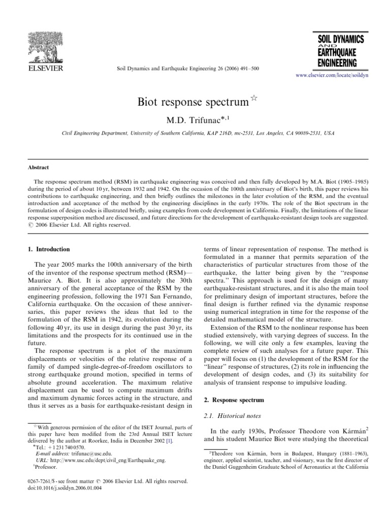 Biot Response Spectrum | PDF | Normal Mode | Waves