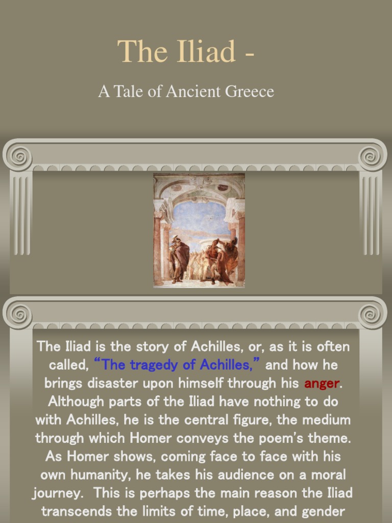 The Iliad - Background Information | PDF | Achilles | Homer
