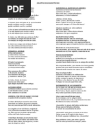 Cantos para Hora Santa | PDF | Oración | Cristo (título)