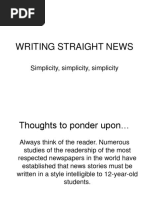 News Writing 101 | PDF | News | Journalism