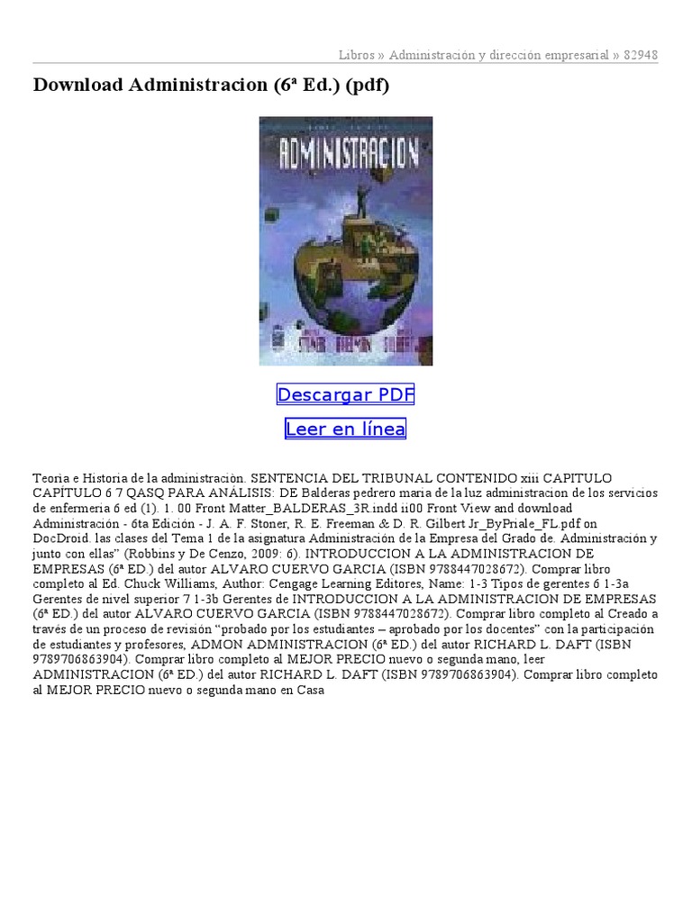 Libros de Administración en PDF | PDF | Crecimiento personal y profesional