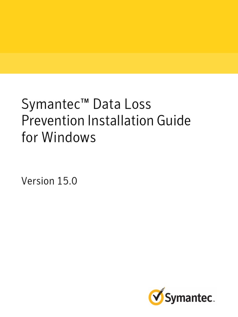 Symantec DLP 15.0 Install Guide For Windows | PDF | Public Key ...