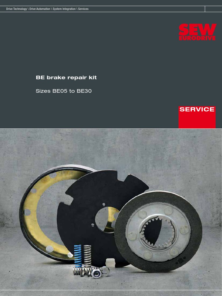 BE Brake Repair Kit: A Comprehensive Guide to SEW-EURODRIVE's Service ...